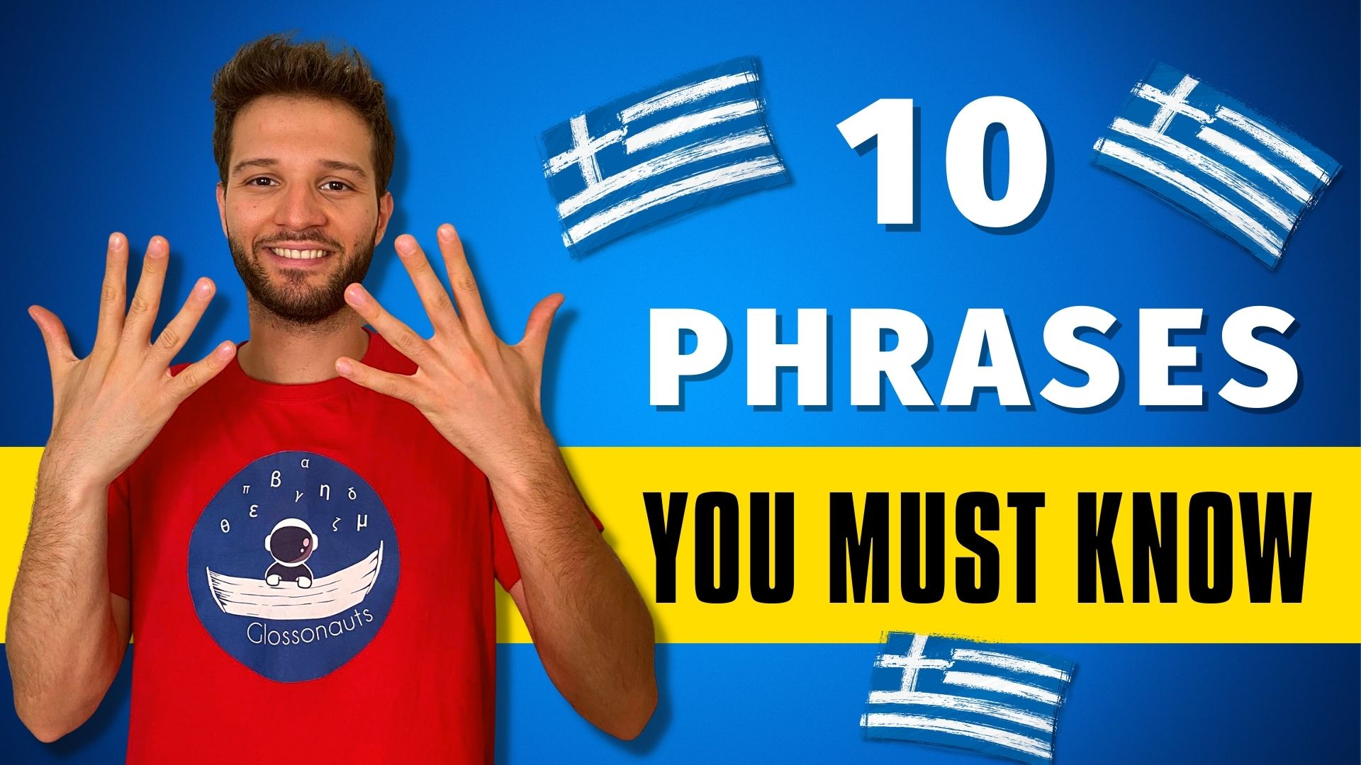 10 Greek Phrases You MUST KNOW | Basic Greek Phrases - Glossonauts